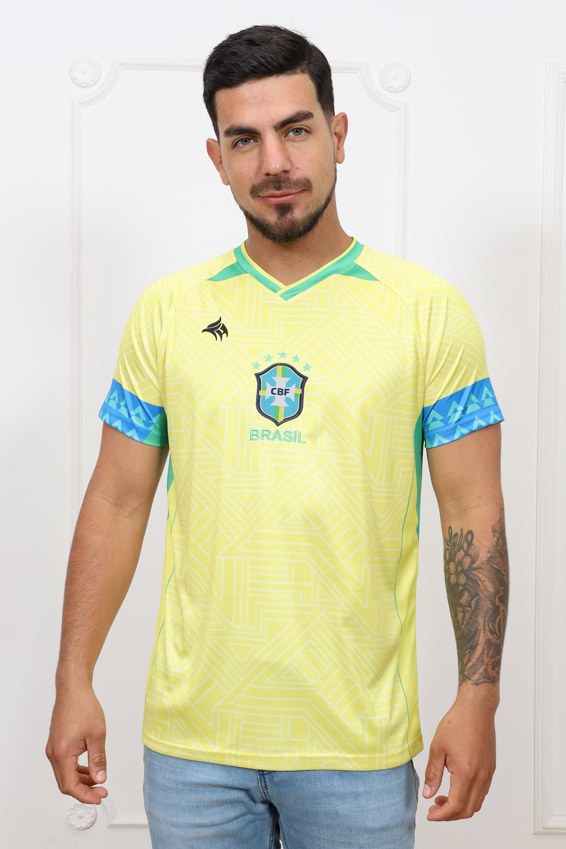 Headz Flex Brasil Soccer Jersey - Classic Version | Lightweight Short ...
