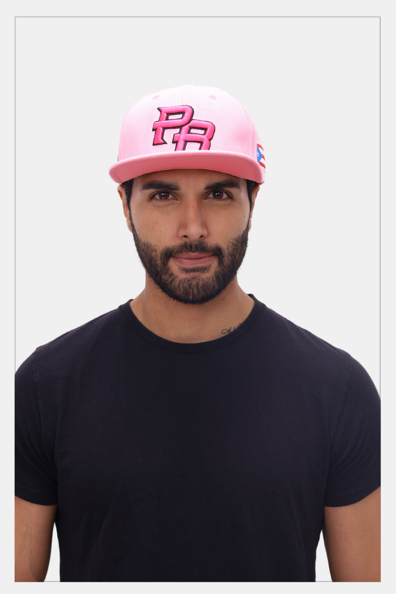 Puerto Rico Pink Flor Maga Snapback | Tainowears NYC