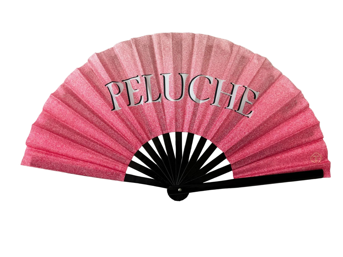 Rave Hand Fans – Large Bamboo Folding Fan with Loud Clack for Festivals ...