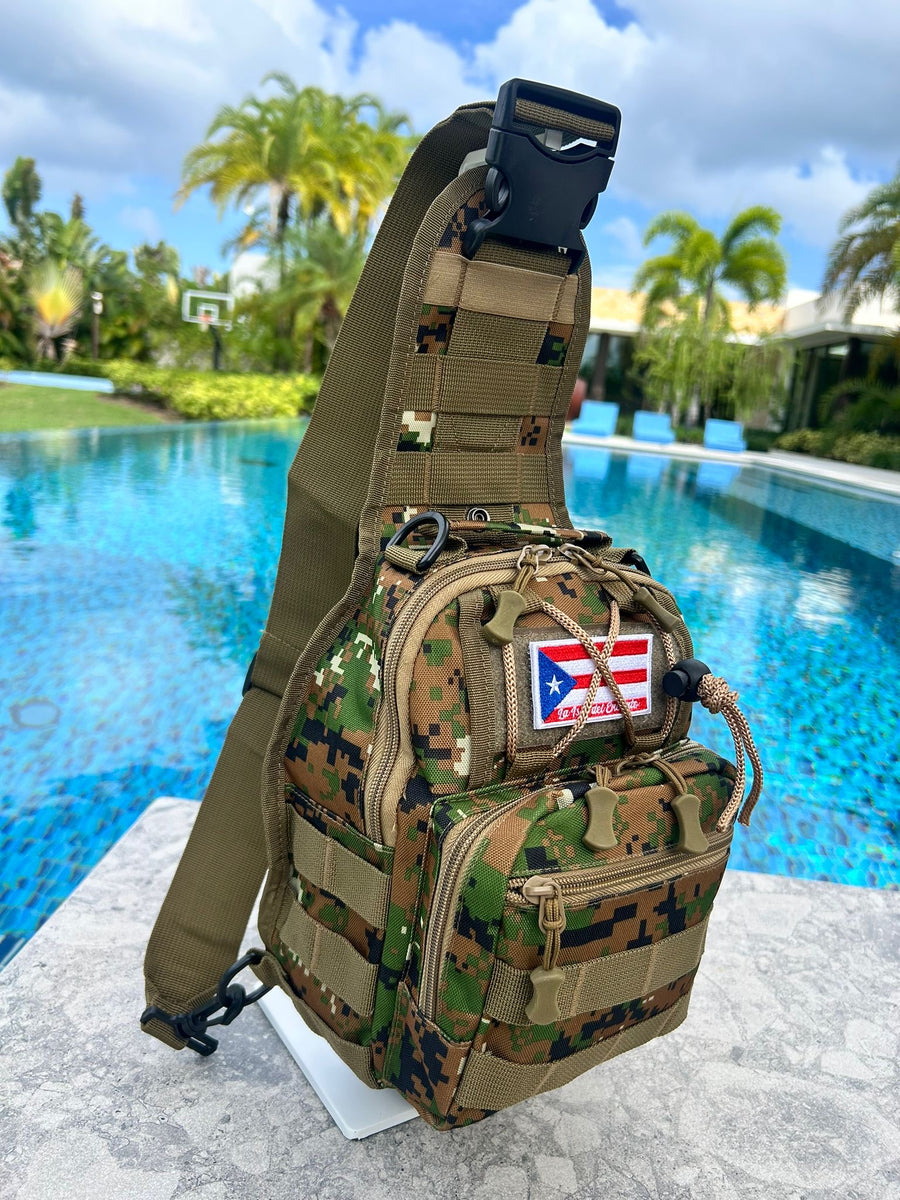 Tactical Shoulder Sling Bag – Small Outdoor Chest Pack for Men ...